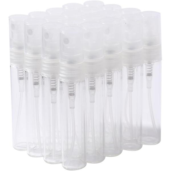 バリエーションコード : 2B920YUTX5「ガラス製スプレーボトル」きめ細かく噴射します。「20本セット」2ml，3ml，5ml，10mlの4サイズをご用意しています。「様々な用途に」香水やアルコールなどの小分けに最適です。「商品詳細」...