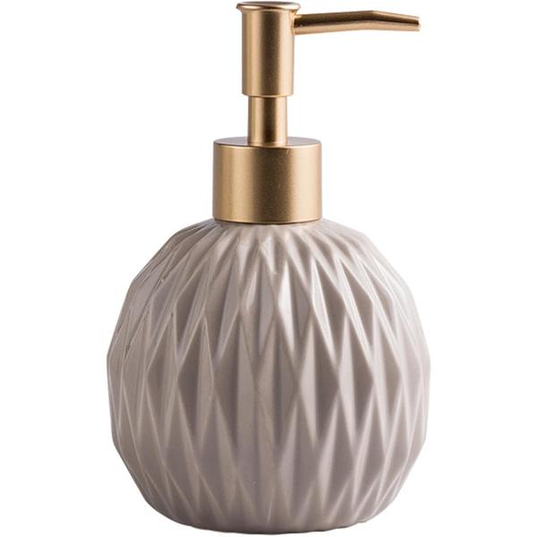 バリエーションコード : 2BJCPS5Y8Yエレガントなデザインの400ml容量ソープディスペンサー。6色展開で、どんなインテリアにもぴったり。普段お使いのものから変えてみることで、気分も変わること間違いなしのアイテムです。サイズ：高さ1...
