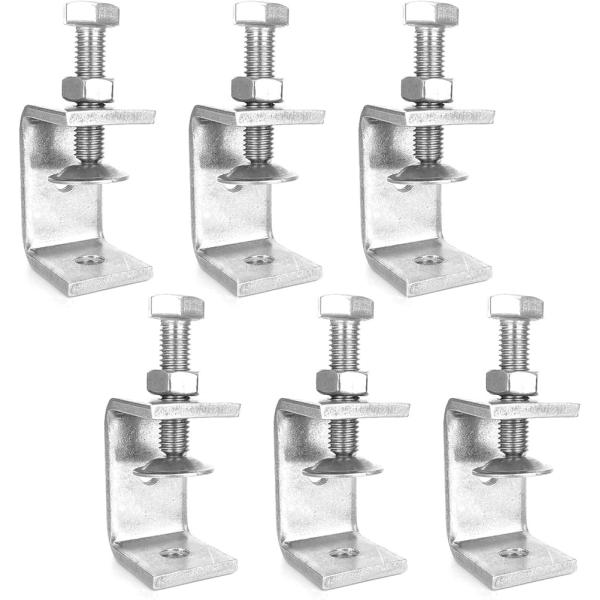 バリエーションコード : 2B9HHPXK91ステンレス製のC型クランプ6個セットです。使いやすく固定しやすいシンプル構造となっています。ネジノブで固定幅を調整できるので幅広い用途に対応できます。特に木材や金属の切断、接着、加工作業に最適で...