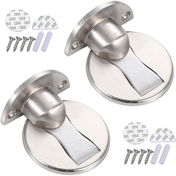 バリエーションコード : 2B9HHGX2XXマグネット式ドアストッパー2個セットです。取付用の粘着シートとネジが付属します。付けはずししやすい便利なマグネット式です。ドアを開けた際に強力なマグネットでレバー部分のみを引き寄せるので普段は邪...