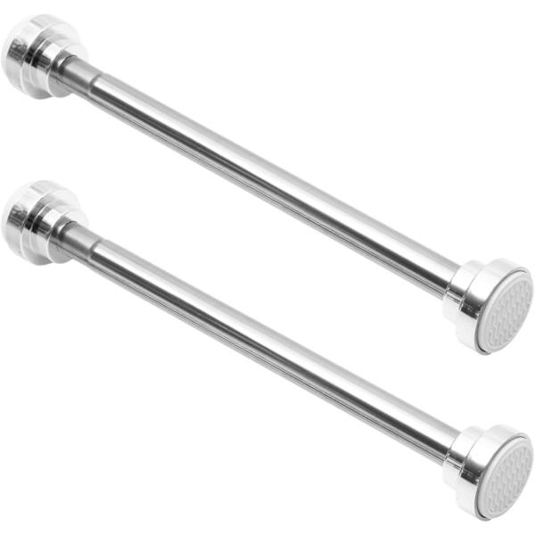 「長さ調整可能」つっぱり棒の長さは38〜55cmで自由に調節可能で、違う場所に合わせて取り付けられます。使用しない時に取り外すことも可能で、とても省スペースです。「強い耐荷重」強力突っ張り棒は高品質なステンレスを採用して作られており、錆が出...