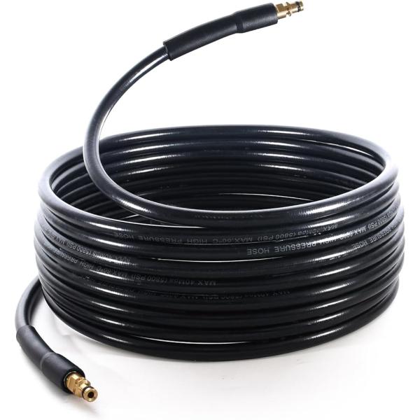 バリエーションコード : 2B945OR8RWKARCHER 高圧洗浄機用の延長高圧ホース 8mクイックコネクタイプの高圧ホースの交換・延長にご利用いただけます。純正ホースよりも軽量で、取り回し易いホースとなっています。最高使用圧力　16M...