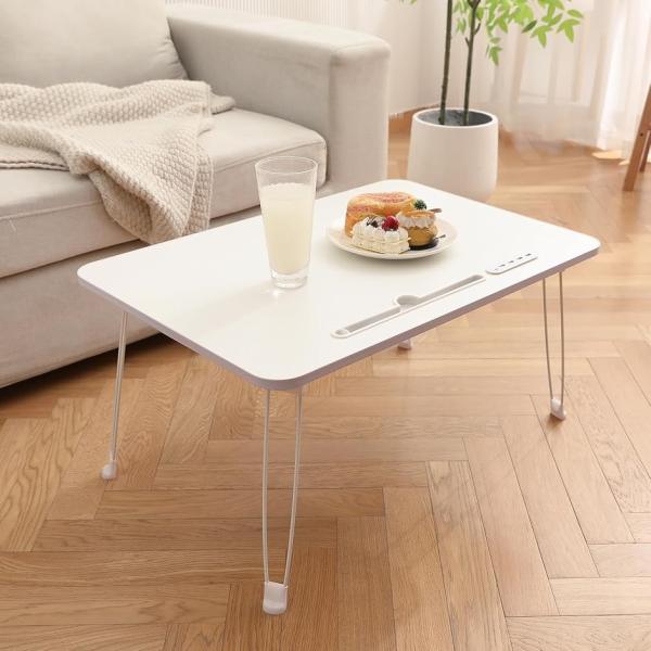 バリエーションコード : 2B94IHVUW9「基本仕様」製品サイズ：長60x幅40cmx高さ30cm（2 つのサイズ オプション）；折りたたんだ厚み：約4.5cm 商品重量：2.7kg 耐荷重：15kg 高品質な素材：天板/HDF木製、脚...