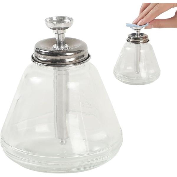 「ワンプッシュで液体を吸い上げ」片手で液体を出せるハンドラップ式のディスペンサー。液体が蒸発しにくい設計でアルコール、除光液、クレンジング、化粧水などを入れられ、靴磨きにも大活躍します。「適量噴射で使いすぎ防止」噴射口の周りに受け皿が付いて...