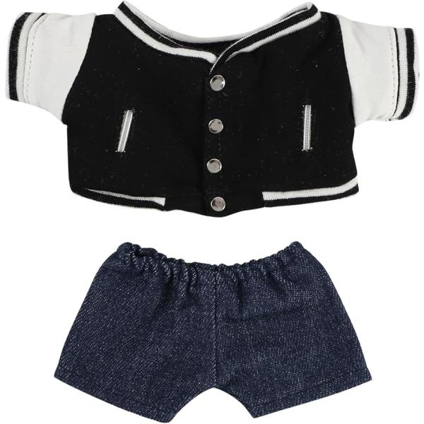 バリエーションコード : 2B9J2UWY00ぬいぐるみ用のスタジャン・ズボンのセットです。「 適用サイズ 」約20cm綿人形「 セット内容 」スタジャン・ズボン人形本体は含まれません。またセット内容以外のものも含まれません。人が着る服と違...