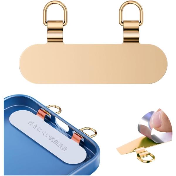 バリエーションコード : 2B9J3YK9NC「2口タイプ、充電に干渉ない」： 従来の製品は1つの掛けリングを搭載して、充電口に通して装着するから、充電に干渉しやすいです。本製品は2つの掛けリングをデザインされて、ケースのスピーカー口に通し...