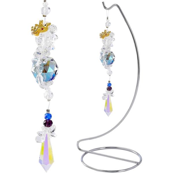 バリエーションコード : 2B9RQ5YN1P「日常に風水を」風水と美しさを融合させたインテリア「運気を呼び込む、光り輝く龍の力。」MEUMOTTOのサンキャッチャーは、クリスタルガラスが太陽の光を捉え、お部屋に虹色の輝きを放ちます。風水で...