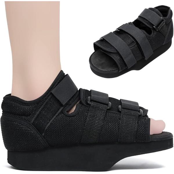 バリエーションコード : 2B92GRULPU「つま先減圧設計」：このギプスシューズは足の骨折に伴う足首の固定時でも歩行をスムーズに行えるよう、つま先への減圧設計が施されています。べた足型の靴底で発生する指にかかる負担をなくし、安心して歩行...