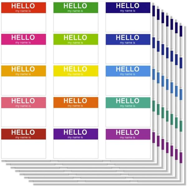 「優れた粘着力の名前シール」 衣類に貼れば名札・ネームプレートとして使用頂けるので、イベントやパーティで参加者の識別などがカンタンにできる便利なグッズ。しっかりと貼れてすぐに剥がれる心配がないのでストレスなくご使用頂けます。防水性もあるので...