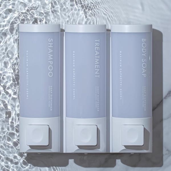 バリエーションコード : 2B9KKJPK64＊ サイズ タンク容量：約200mlx3本 本 体：W207xD60xH203mm 外 装：W237xD70xH218mm 重 量：約550g 材 質：PC ABS＊ 製造工程別国名 企画・デザ...