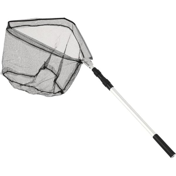 ワンタッチ展開＆3段階調整可能。このランディングネットは、わずかワンタッチで簡単に展開でき、使いたいシーンに合わせて3段階に調整可能。忙しいアウトドアの場面でもストレスなく扱えます。軽量アルミ材質で耐久性抜群。　柄には軽量で高強度なアルミ素...