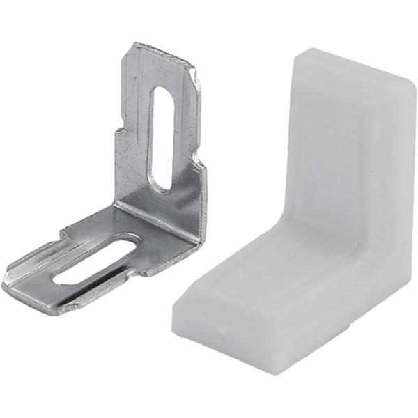 バリエーションコード : 2B9KPYGNF9コーナーや棚の補強に最適なアングルブラケット20個セットです。直角を支え、家具や棚の強度を高めます。金具部分にプラスチックカバーを付ければ、ネジが外側に露出せず、外観をより美しく見た目がスッキリ...