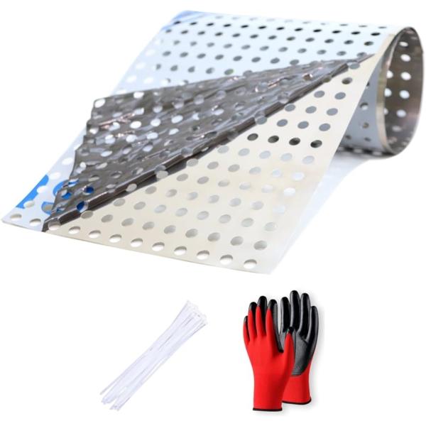 バリエーションコード : 2B9KV166Y4ベランダや窓などの高所からの植木鉢、ビンなどの落下を防ぐステンレス製のパンチングメタルです。手すりの隙間や窓の隙間に設置して思わぬトラブルを回避するのに欠かせない「守る」アイテムです。自由にカッ...