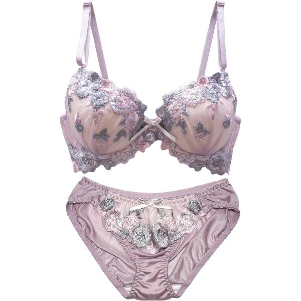 バリエーションコード : 2BJXQS5C98大柄の刺繍がかわいいブラ＆ショーツセットになります。＊日本規格の海外製造品でございます。品質はMade in Japanと比較しても遜色はございません。クオリティの高い品質でご提供させていただい...