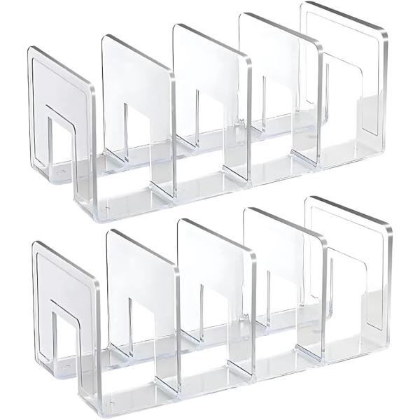 「4仕切りで使いやすい」4つの仕切りがあるので、書類や本をカテゴリー別に整理しやすいです。それぞれの仕切りがしっかりしているため、物が倒れる心配も少なく、デスクや棚が整然とした状態を保ちます。「デスク周りが整理整頓しやすい」デスクの上に散ら...