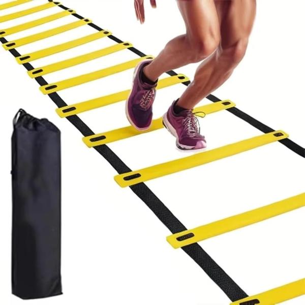 バリエーションコード : 2BJ12660XRサッカーやフットサル、陸上競技などで活躍するトレーニングラダー10mです。瞬発力トレーニングやウォーミングアップなどで便利なセットです。ロングタイプ（10m）のラダーですので、部活やチーム練習、...