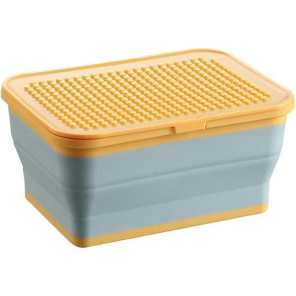 バリエーションコード : 2B9LQQH5HQ「シリコン素材の収納ボックス」柔らかなシリコン素材を使用した収納ボックス。シリコン素材なので赤ちゃんや小さいお子様でも安心してお使いいただけます。レゴやブロック、積み木など硬めのおもちゃでも傷つ...