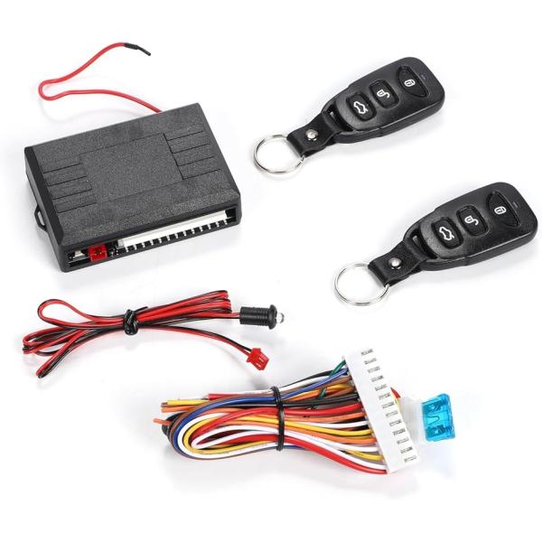 ウインカーやポジションランプに接続することで、ロック・アンロック時に点滅し、視覚的に確認できます。基本的にほぼすべての車種に対応した汎用品ですが、適合については事前にディーラーへご確認ください。取り付け前は手動での鍵開閉、設置後はリモコン操...