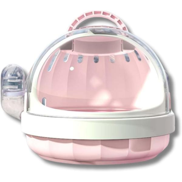 バリエーションコード : 2B9LX2ON94「給水器付きで便利」給水器が付いており、移動中でもペットが水分を摂れるように設計されています。旅行やお出かけの際に便利で、ペットの健康も守ります。お水の管理が楽々。さらにケージ自体の掃除も簡単で...