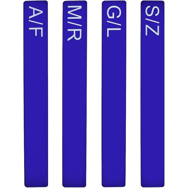 適切なサイズ：長さは347mm、幅は45mm、厚さ2.7mmで、全部で 4 個あり、それぞれに異なるアルファベットが印刷されており、基本的にお客様のニーズを満たします。素材：アクリル製で、色あせやひび割れ、変形しにくく、表面が平らで滑らかで...