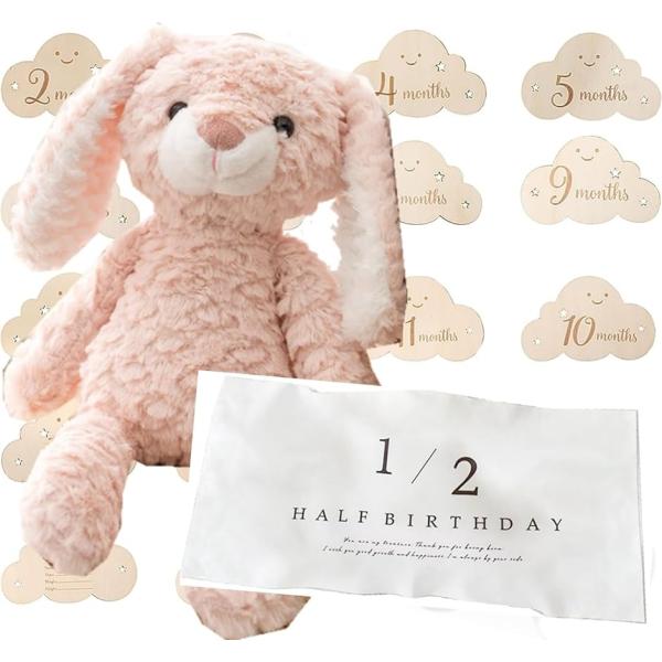 バリエーションコード : 2B2OUN55FYサイズ：約 縦 38cm　x　約 横 18cm撮影セット付のぬいぐるみセットふわふわ＆もこもこ でかわいいアニマルぬいぐるみお祝いやプレゼントハーフバースデー、誕生日にも喜ばれます撮影セット（シ...