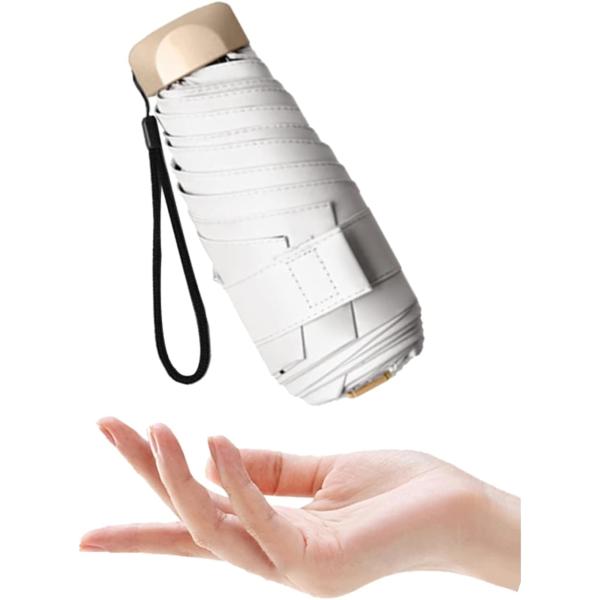 バリエーションコード : 2BU6425WCW「超軽量＆コンパクト」 雨の日も使える折りたたみタイプの日傘です。軽量コンパクトで折り畳むと厚さはわずか4.5cm、長さ18.5cm、重さは約195gとなります。デザインとしては男女兼用ですので...