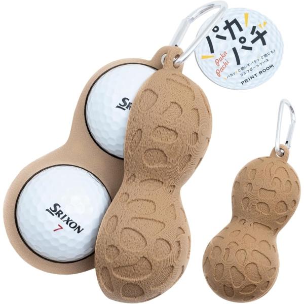 バリエーションコード : 2BUR229VLP「ピーナッツ型デザインでゴルフシーンに個性をプラス」PRINTROOMのゴルフボールケースは、他にはない遊び心あふれるピーナッツ型のデザインが特徴です。ゴルフ場や練習グリーンで一目置かれるだけで...