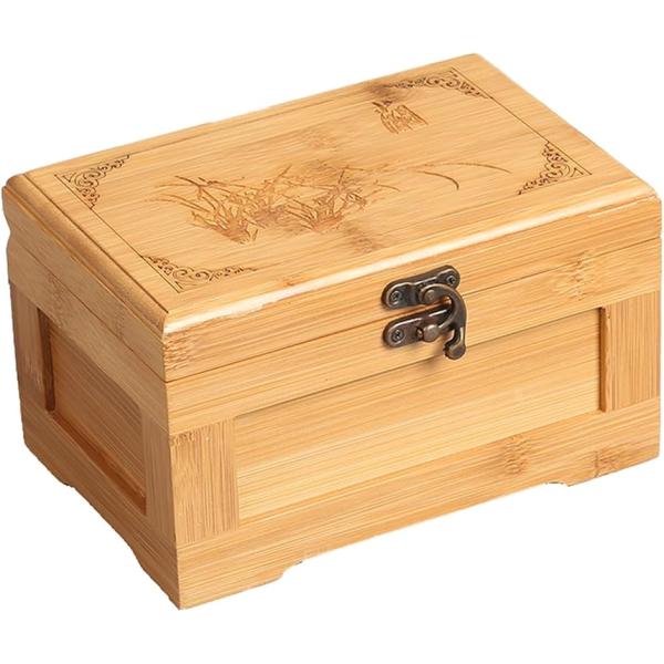 バリエーションコード : 2B9NG2LK3L「収納力抜群の竹製救急箱。」 竹製の頑丈な作りで、メディカルグッズをしっかり収納できる薬箱です。常備薬や防災道具箱としても活躍。仕切り付きで整理しやすく、開閉もスムーズ。「仕切り付きで整理整頓が...