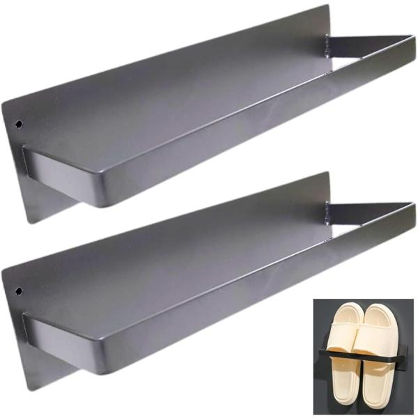 バリエーションコード : 2B9N5FW515玄関のスリッパを効率よく浮かせて収納するマグネットスリッパラックです。釘やテープで貼り付ける必要のないマグネット式なので、玄関の扉、靴箱、お風呂場の壁、洗濯機などの家電の側面、磁石の引っ付くもの...