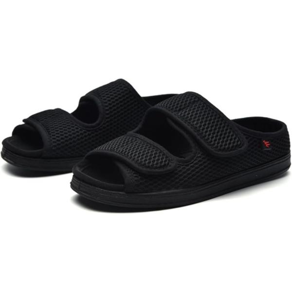 バリエーションコード : 2B9NQ5WJO1脱ぎ履きしやすく、通気性抜群の介護・リハビリ用シューズ。高齢者や、甲高・幅広の足の方、リハビリ中の方にも最適です。「脱ぎ履きが簡単」面ファスナー付きで甲の部分が大きく開いて、足をスムーズに入れら...