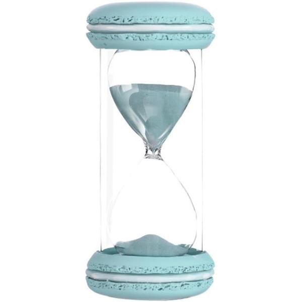 バリエーションコード : 2B9NQS0YNWサイズ：12.5cmx5.5cm素材：樹脂、ガラス、砂時間：15分 / 30分可愛さ満点。パステルカラーのかわいいマカロン砂時計です。お友達や家族へのプレゼントにもおすすめ。キッチンタイマー、学...