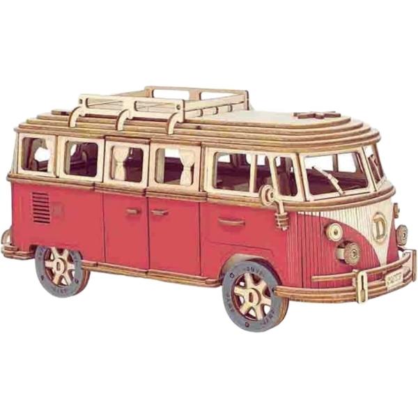 バリエーションコード : 2B9NI6RTF0「カッコよくてお洒落な木製パズル」大人が見てもワクワクする、フォルクスワーゲン風のレトロなワゴンバスを模した木製版プラモデルです。「初級者〜中級者向け」パーツ数は226個。大人から子どもまで、幅...