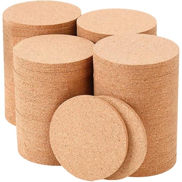 業務用に最適な100枚セットのコルクコースターです。コルク素材が飲み物の結露をしっかり吸収し、テーブルを濡らしません。使用することで、コップによるテーブルの傷や凹みを防ぎます。「仕様」サイズ：直径9cm、厚さ3mm ／ 重量：7g ／ 材質...