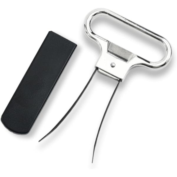 バリエーションコード : 2B9O9XOT05ワイン愛好家必見のワインオープナー。簡単にワインボトルのコルク栓を抜けるオシャレなワイングッズです。お洒落なデザインと使いやすいハンドルが特徴のこのオープナーは、コルクを傷つけずキレイにコルクを...