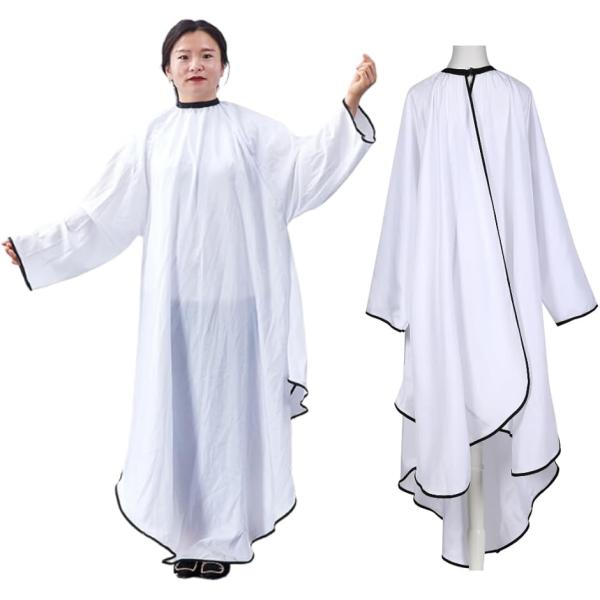 バリエーションコード : 2B9K6RD902「後ろが長いカットクロス」後ろが長いカットクロスなので背中をすっぽり覆うことができます。椅子に座っても椅子ごと覆うことができるので背中や椅子が汚れることがありません。「袖付きエプロン」袖付きの散...