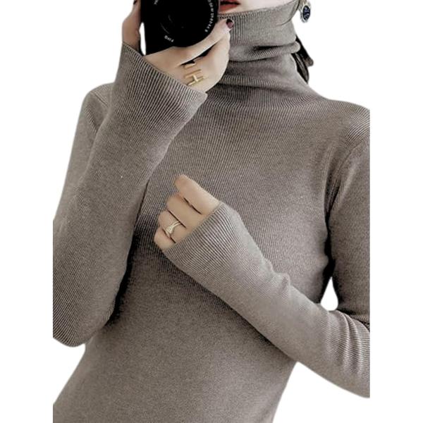 バリエーションコード : 2B9OG3C20C「商品説明」秋冬にぴったりなハイネックセーター レディース 薄手です。肌触りが良く、優しい生地感が魅力のこのタートルネックニットは、着心地も抜群。サッと着るだけでおしゃれでフェミニンなスタイルが...