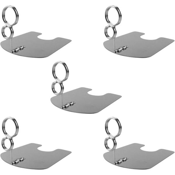 バリエーションコード : 2B919P6VK0「限られたスペースを有効に」リングクリップにプライスカードを挟むだけで簡単に設置できるポップスタンド。商品下に土台を置くことでスペースを活用可能。「幅広い用途に対応」シンプルなデザインで、パン屋...