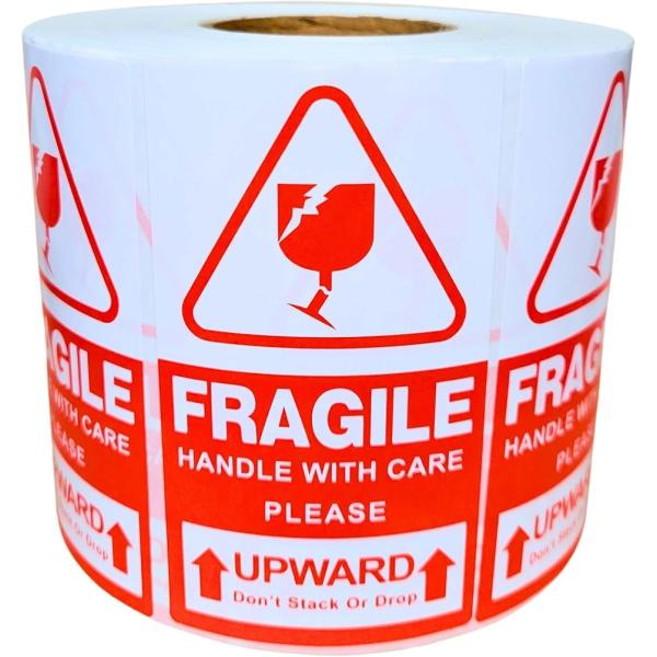 バリエーションコード : 2B9O44OJQQFragile（英語表記）と「われもの注意」「取扱い注意」といった注意文言が記載された荷札ラベル。1ロールで提供。壊れやすい商品の梱包に使用して、取扱い注意を促す。視認性が高く、注意を促す効果が...