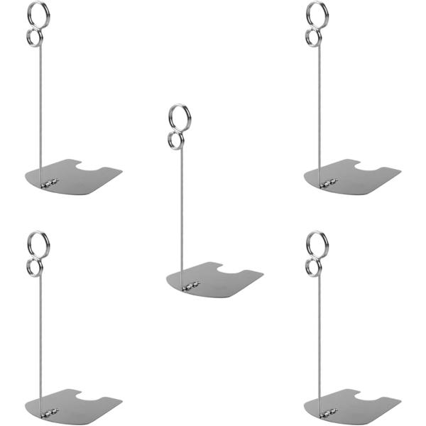 バリエーションコード : 2B919P6VK0「限られたスペースを有効に」リングクリップにプライスカードを挟むだけで簡単に設置できるポップスタンド。商品下に土台を置くことでスペースを活用可能。「幅広い用途に対応」シンプルなデザインで、パン屋...