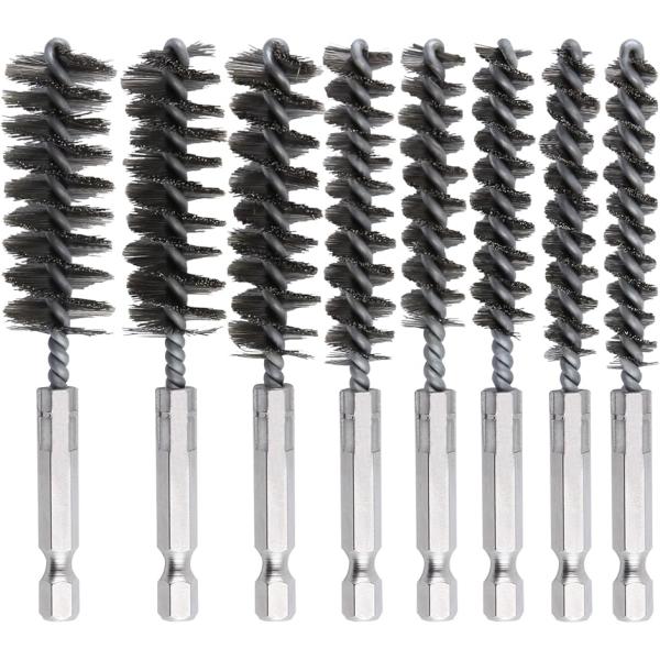 パッケージに含まれるもの:ポート、チューブ、ベアリング、その他の一般的なワイヤーブラシアプリケーションに適用できる、8つの異なるサイズの8個のステンレス製クリーニングブラシを入手できます材質:これらのボアブラシはステンレス鋼でできており、丈...