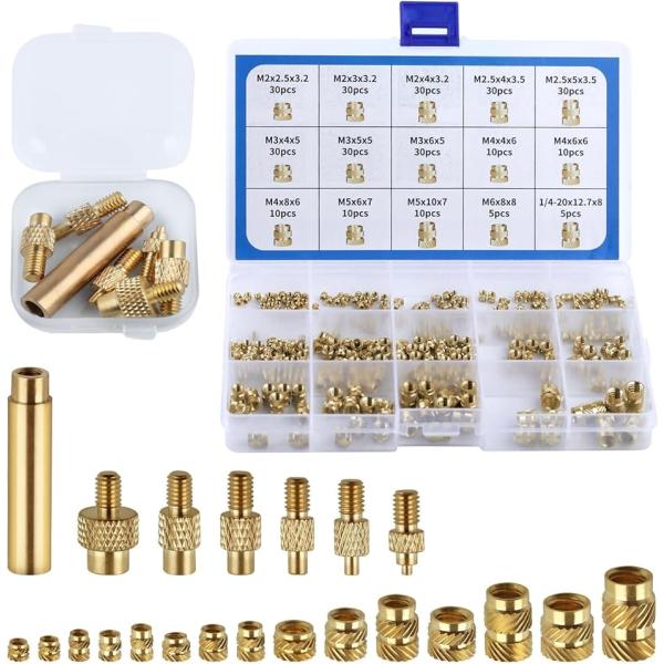 パッケージに含まれるもの:メートルサイズM2、M2.5、M3、M4、M5、M6、1 / 4-20の300個のねじ込みインサートは、さまざまなニーズを満たすために、7個の溶接アダプターは、ねじ込みインサートの簡単な取り付けを容易にし、安全で正...
