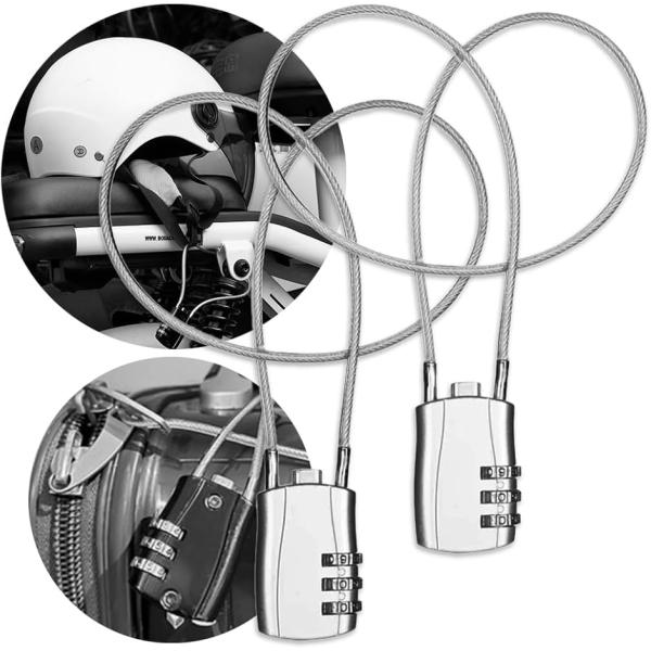 バリエーションコード : 2B9OY320D2「旅行も日常も安心のワイヤーロック」大切な荷物を守る、ダイヤル式ワイヤーロック2本セットです。スーツケースやキャリーケースの盗難防止はもちろん、暗証番号で管理できるため鍵をなくす心配もありません...