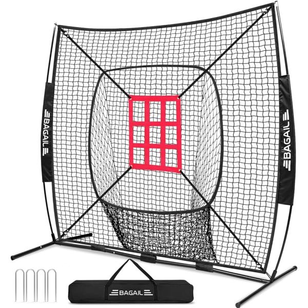 バリエーションコード : 2B9PFNOV8W丈夫な構造 7 層のノットレス（無結）加厚ポリエステルメッシュにより、ネットは激しい打撃にも耐えられる耐久性を備えています。重厚な鋼棒と強化グラスファイバーチューブで作られており、安定性が高く長...