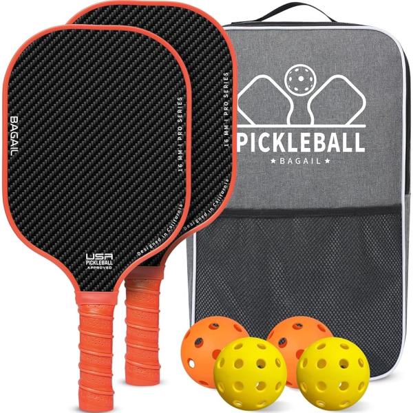 バリエーションコード : 2B9PIKQ3DKUSAPA 承認：BAGAILのピクルボールパドルは、USA Pickleball Association（USAPA）によりトーナメントプレイに承認されており、高い安全性とプロフェッショナリズ...