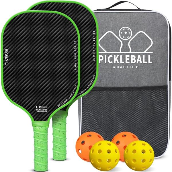 バリエーションコード : 2B9PIKQ3DKUSAPA 承認：BAGAILのピクルボールパドルは、USA Pickleball Association（USAPA）によりトーナメントプレイに承認されており、高い安全性とプロフェッショナリズ...