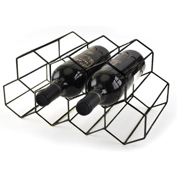 バリエーションコード : 2B9PUTQJWK「洗練されたデザイン」六角フレームを用いたデザインが特徴的なワインラックで、インテリアとしても魅力的。シンプルでモダンなフォルムが、キッチンやバー、リビングに上品な雰囲気をプラスし、空間をおしゃ...