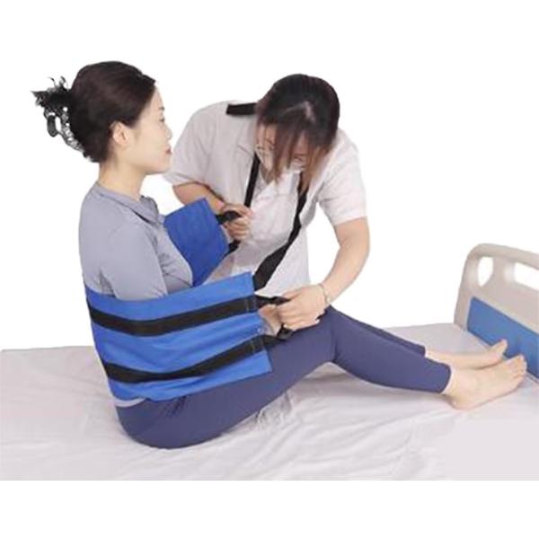 「仕様」長さ：約９５cm 幅：約２５cm 重さ：約２８０ｇ 《肩掛けベルト可動域》約５０cmの調節が可能です「両側に持ち手」握りやすい持ち手で両側から抱え起こすことができます「肩掛けベルト」介護者の首から肩掛けの状態で、操作できるので、腰へ...