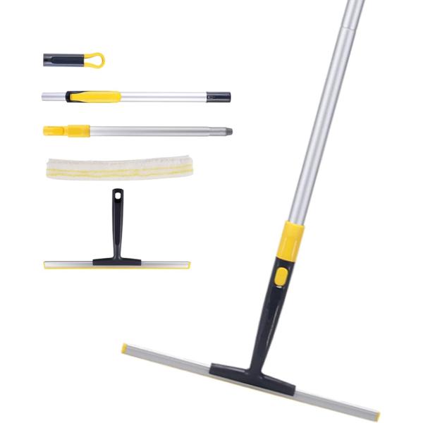 バリエーションコード : 2BU2HDCDWV「水切りワイパーのサイズ」：幅さ：約36cm；長さ：約106-137cm。「水切りワイパーの詳細」：スクイジーヘッドx１個、ポールx1本、マイクロファイバーx2枚。「水切りワイパーのカラー」：イ...