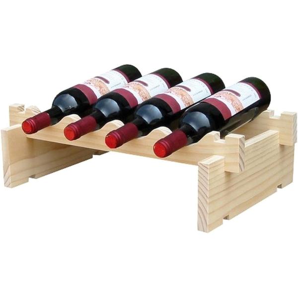バリエーションコード : 2B9QQO1Q5Qワインを効率よく、お洒落に整理できるワインラックの「4本用収納・1段」です。 「4本用収納・1段」「8本用収納・2段」「12本用収納・3段」「16本用収納・4段」の4種類からお選び下さい。1段に...