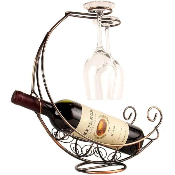 バリエーションコード : 2B9QSFTNX8特別なワインをオシャレに置けるワインホルダー＋ワイングラスラックの「ブロンズ」です。それぞれのカラーからお選び下さい。お家のインテリアやお店での展示用ディスプレイなど幅広くご利用いただけます。ワ...
